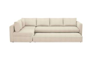 Oxford Pop Up Platform Sleeper Sofa With Storage Chaise | Baci Living Room